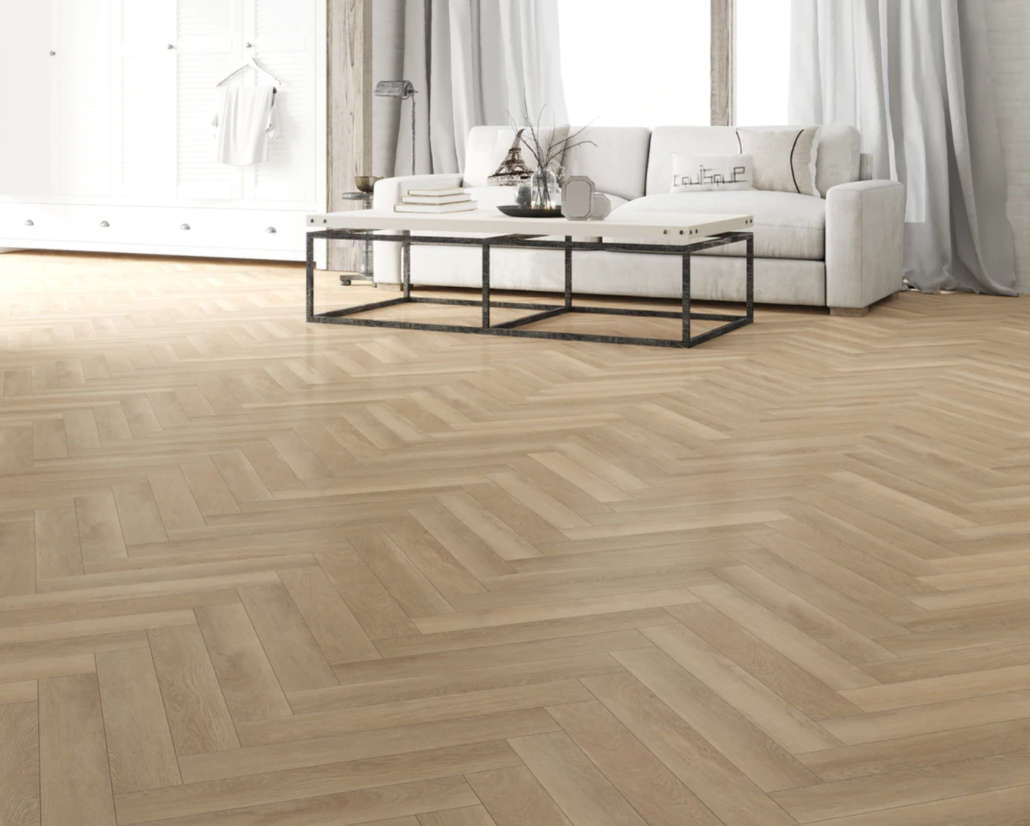 Blonde Oak Herringbone – TRUE FLOORING LTD