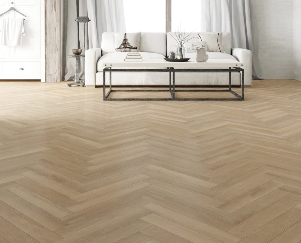 Blonde Oak Herringbone – TRUE FLOORING LTD